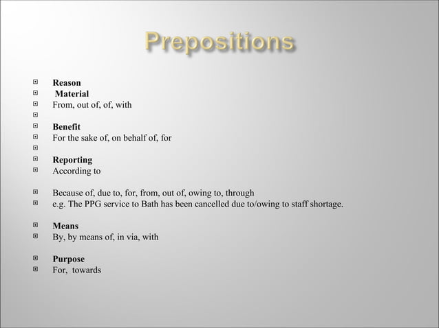 Prepositions | PPT
