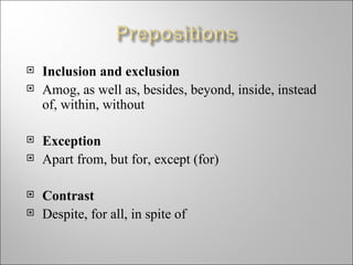 Prepositions | PPT