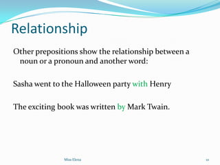 Prepositions | PPTX