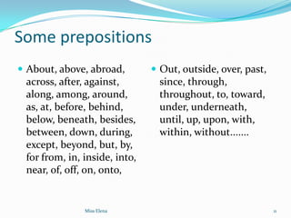 Prepositions | PPTX