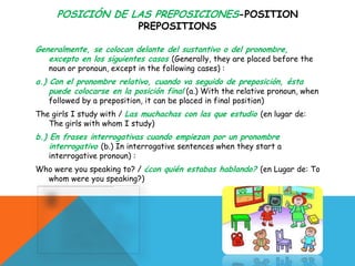 Prepositions Angela Mora | PPTX