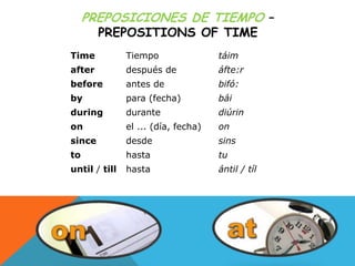 Prepositions Angela Mora | PPTX