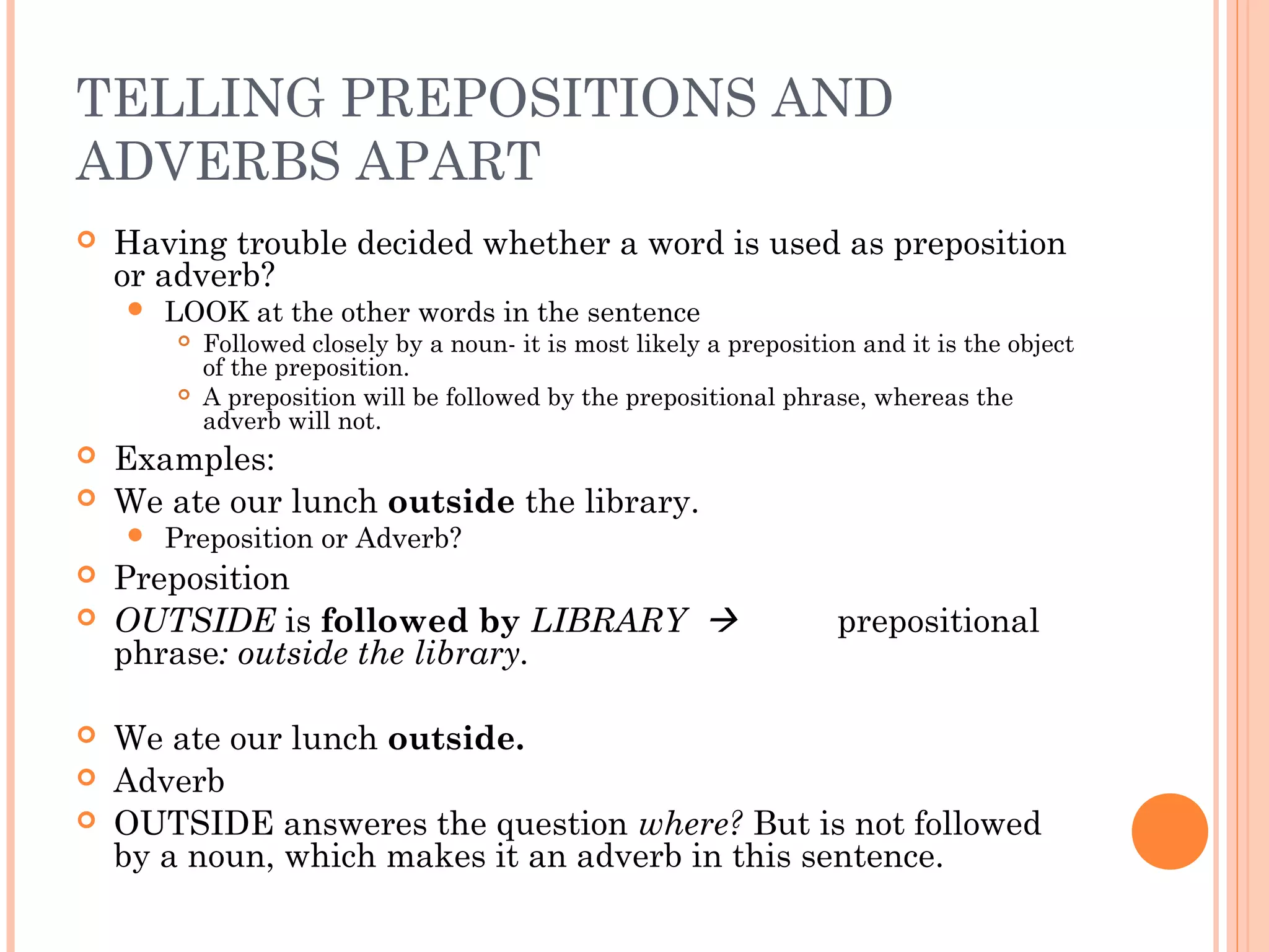 Prepositions PPT
