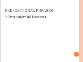 Prepositions | PPT