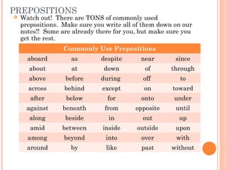 Prepositions | PPT