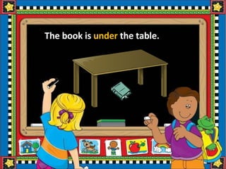 Prepositions at school | PPT