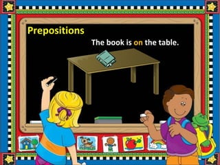 Prepositions at school | PPT