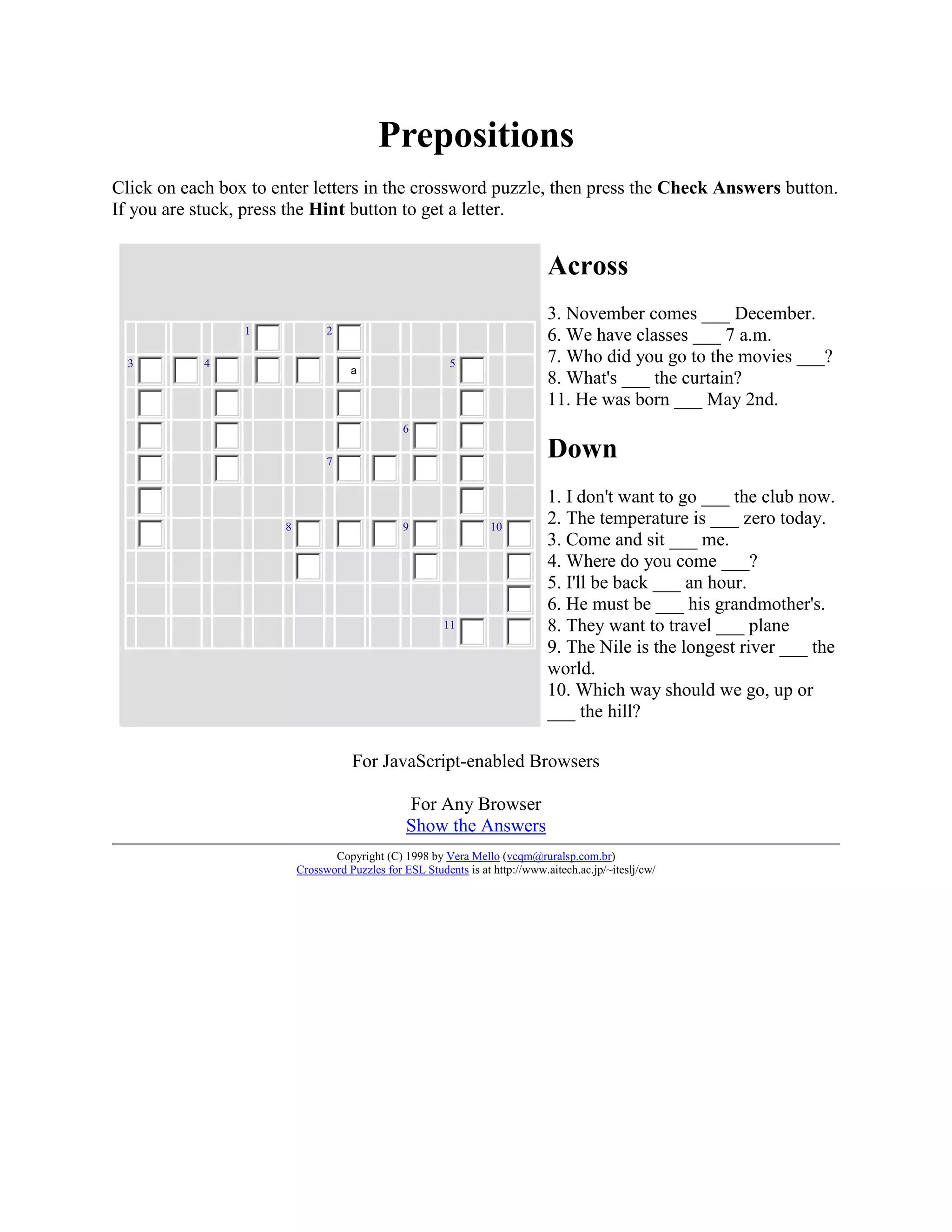 Prepositions | PDF