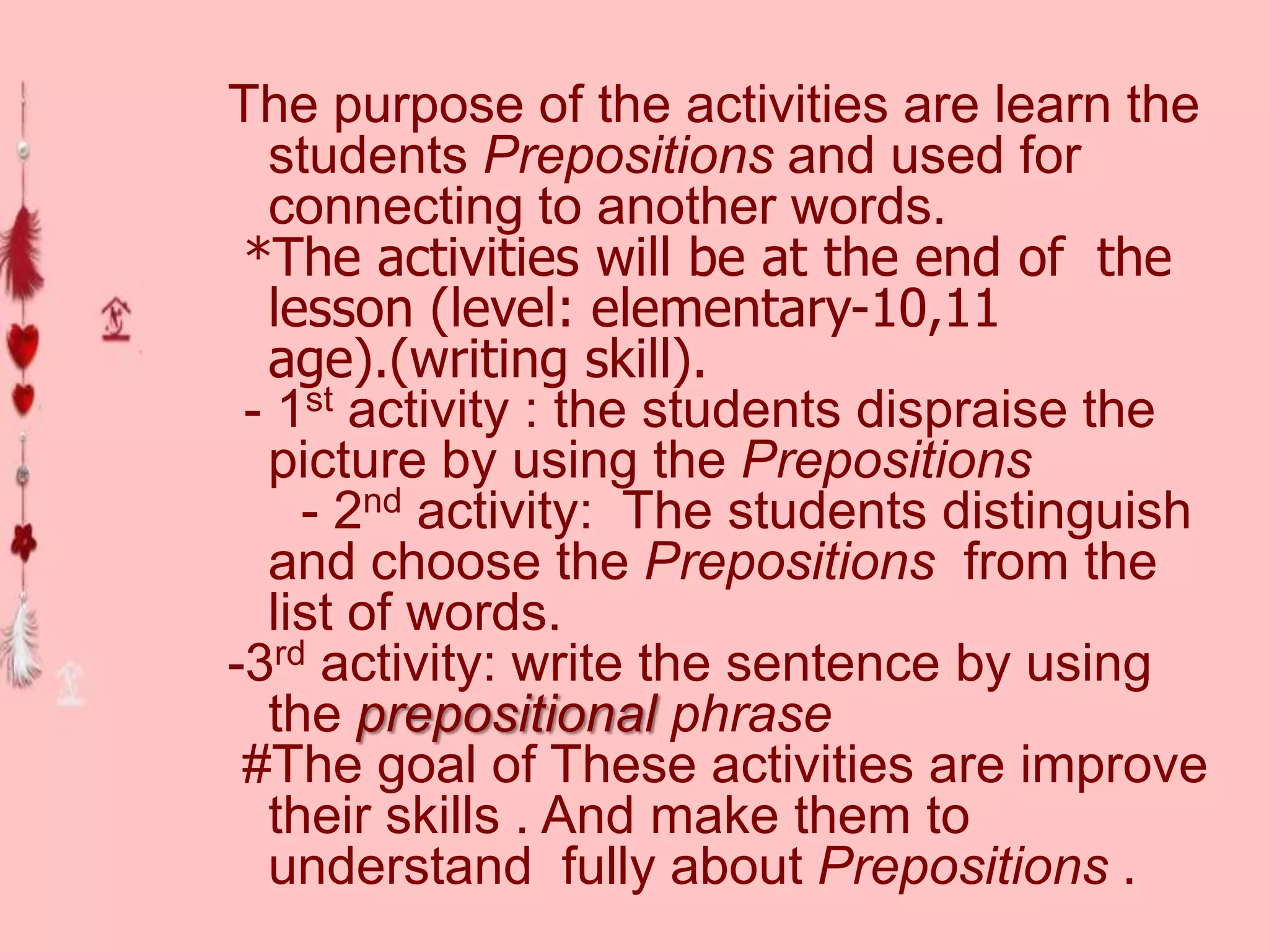 Prepositions | PPTX