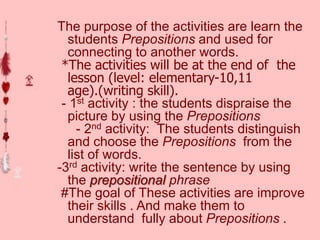 Prepositions | PPTX
