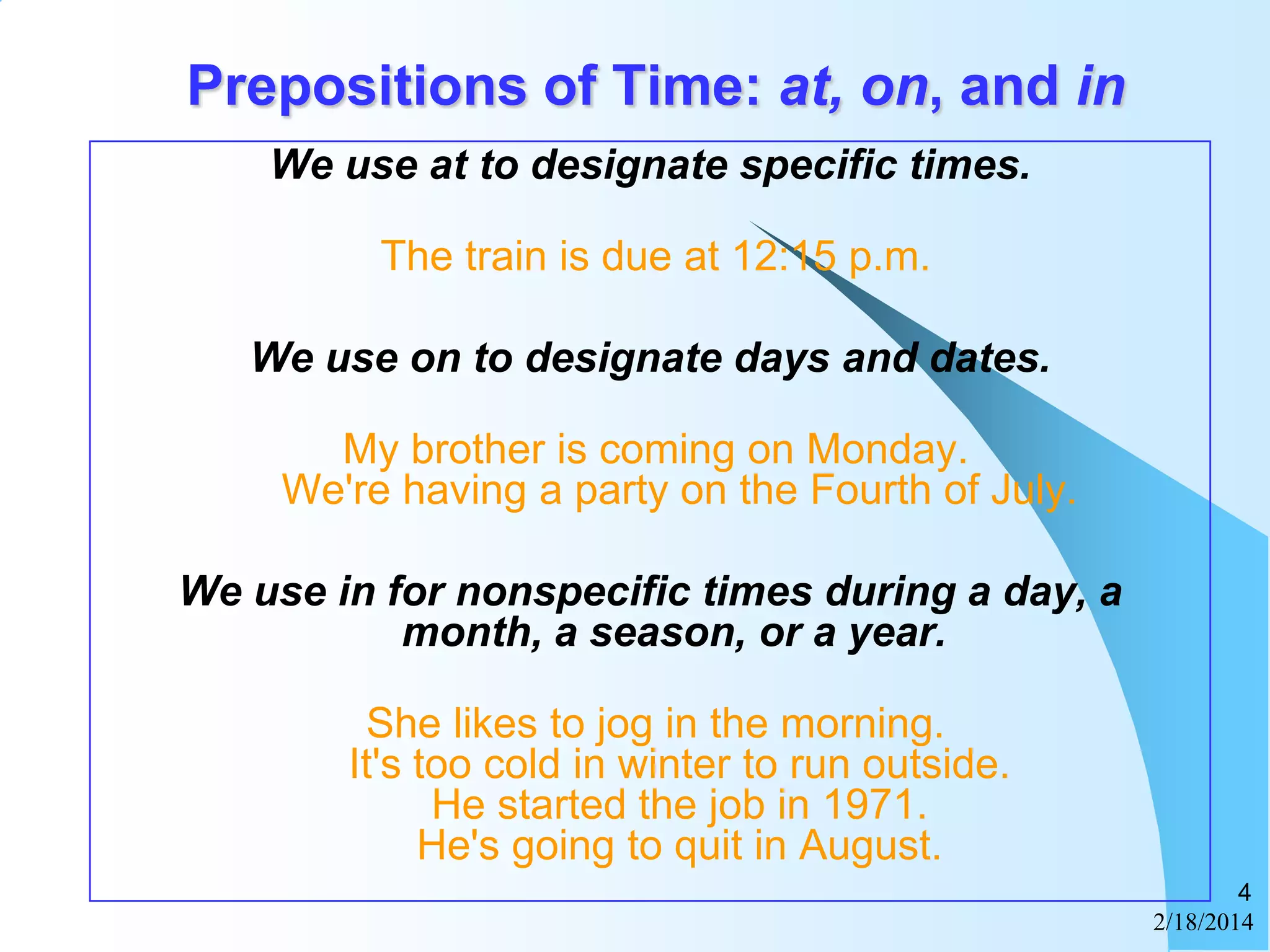 Prepositions | PPT