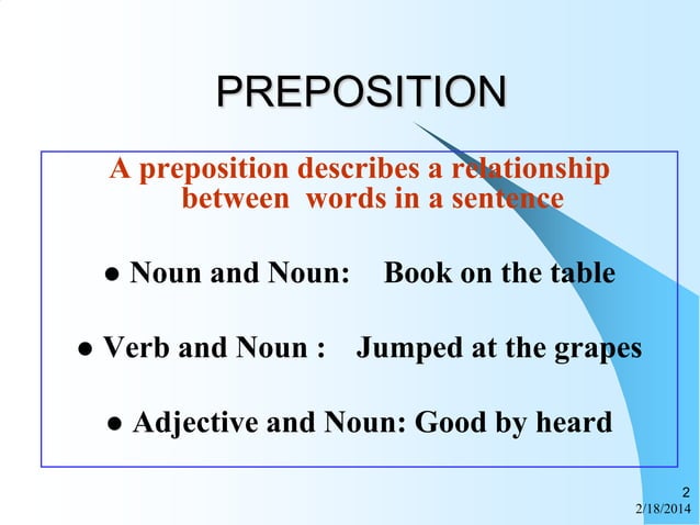 Prepositions | PPT