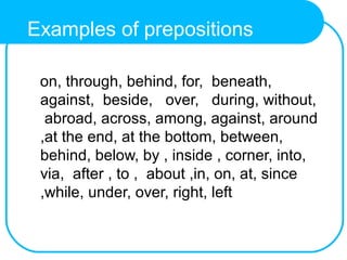 Prepositions | PPT