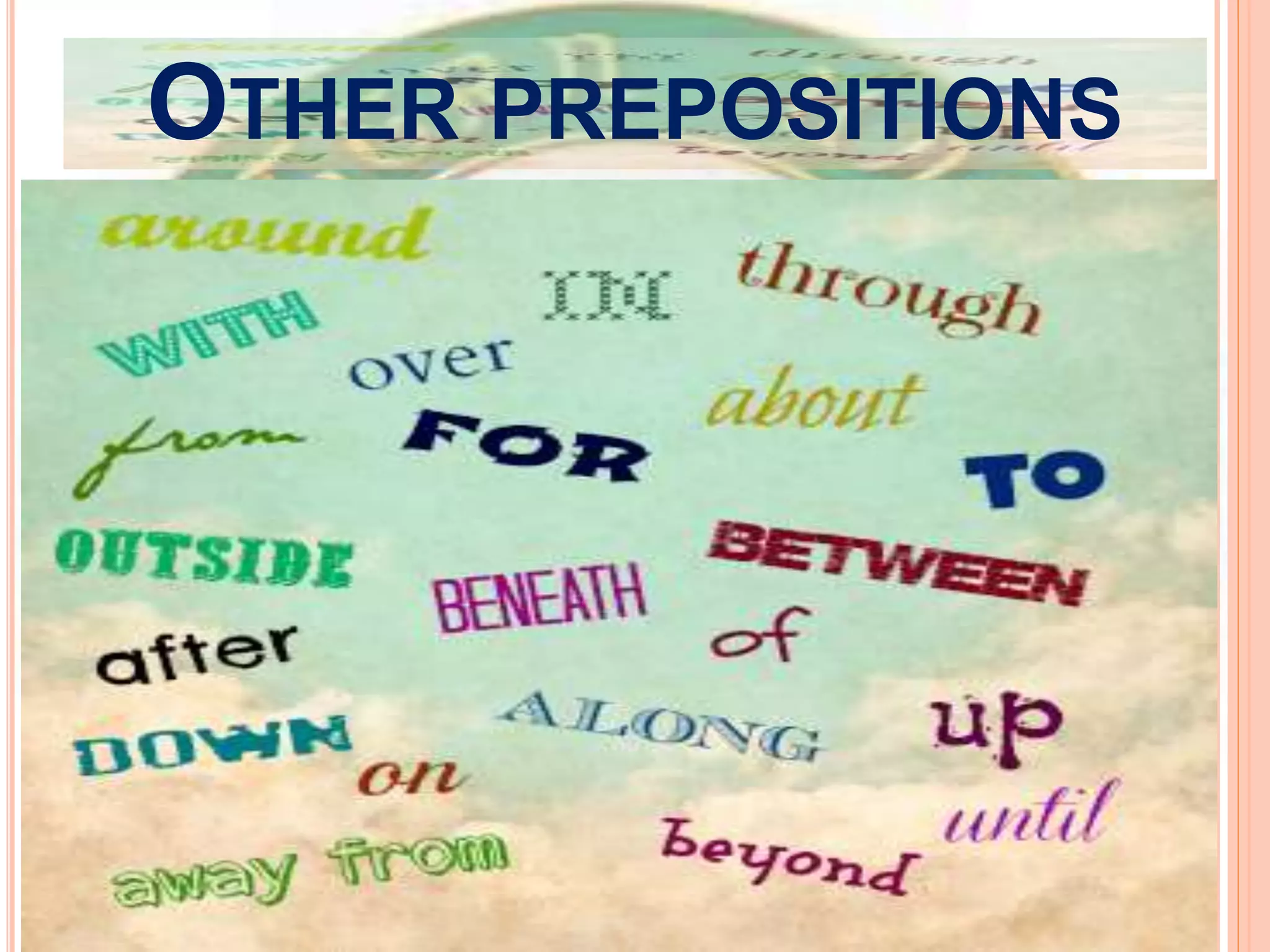 Prepositions | PPTX