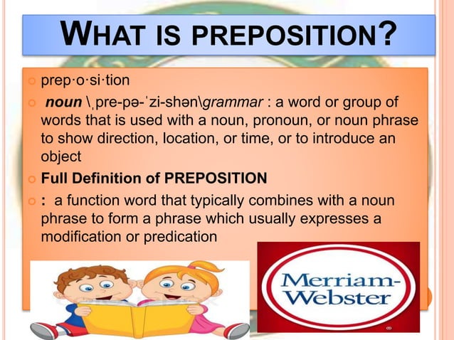 Prepositions | PPTX