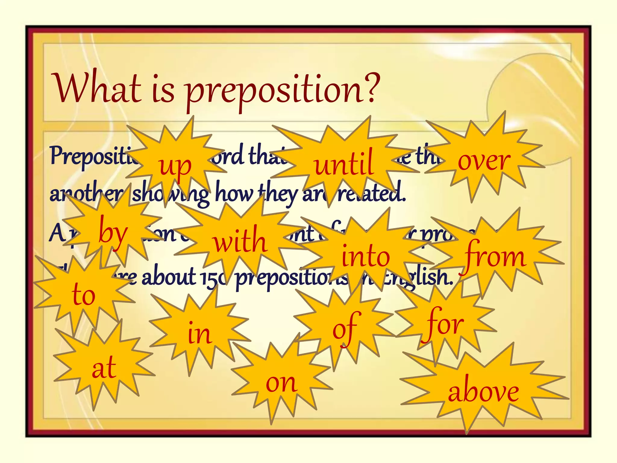 Prepositions. Part 1 | PPT