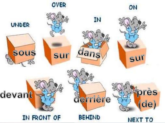 Prepositions in french