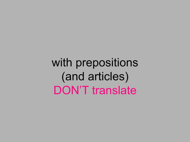 Parts of speech : PREPOSITIONS | PPTX