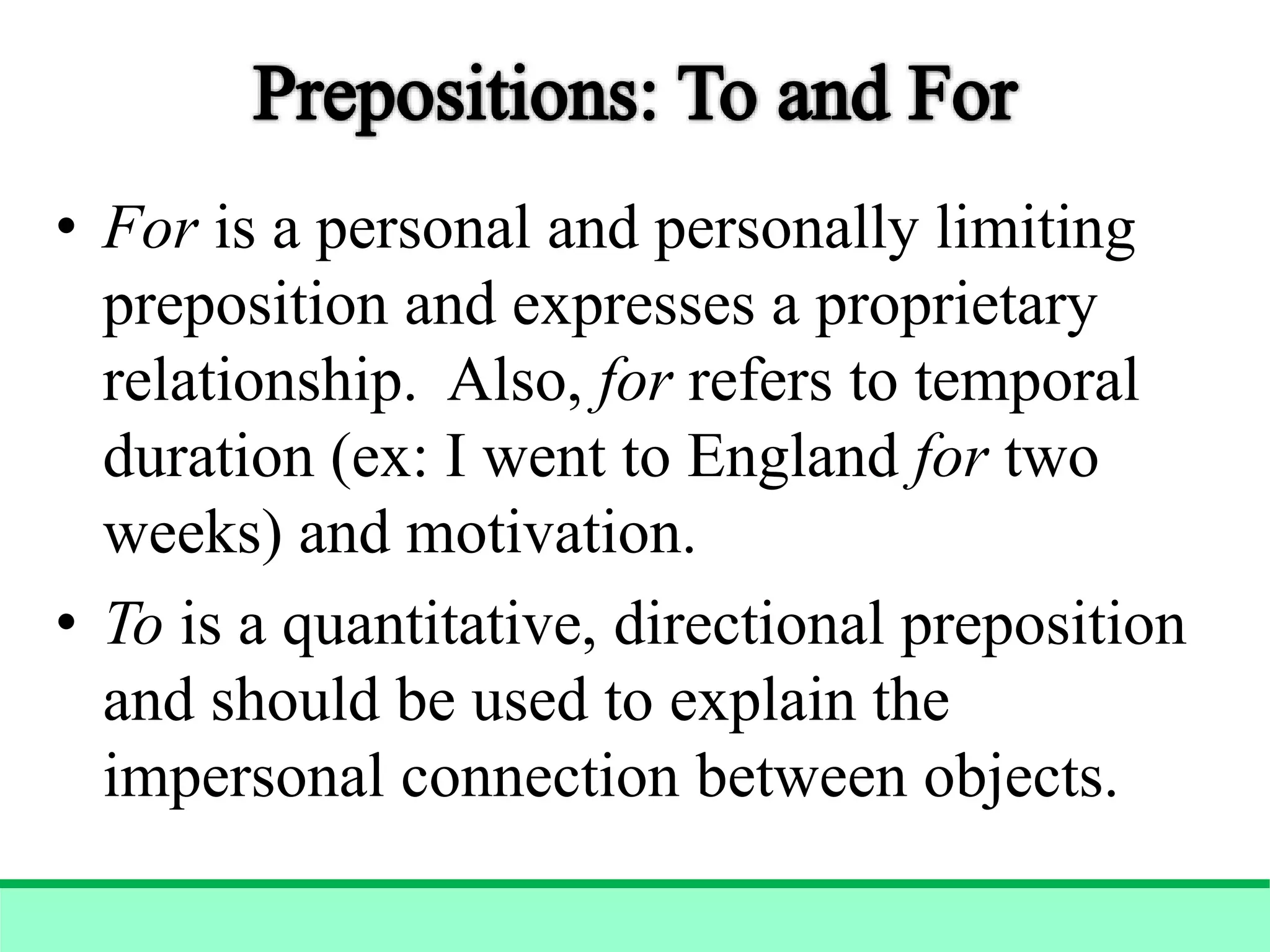 Prepositions | PPTX