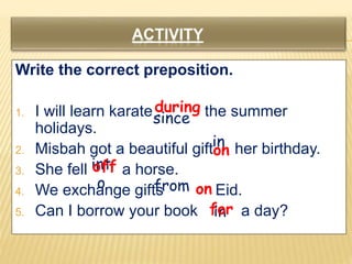 Prepositions | PPTX | Soccer | Sports