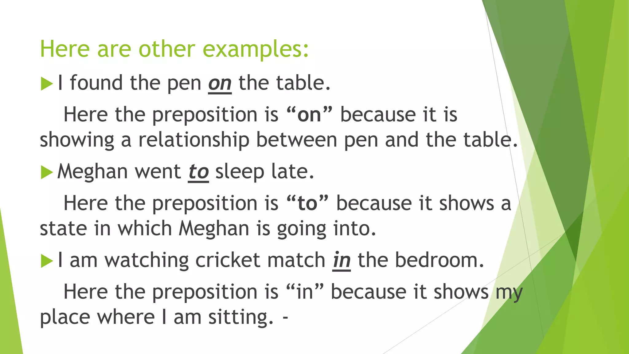 Prepositions | PPTX