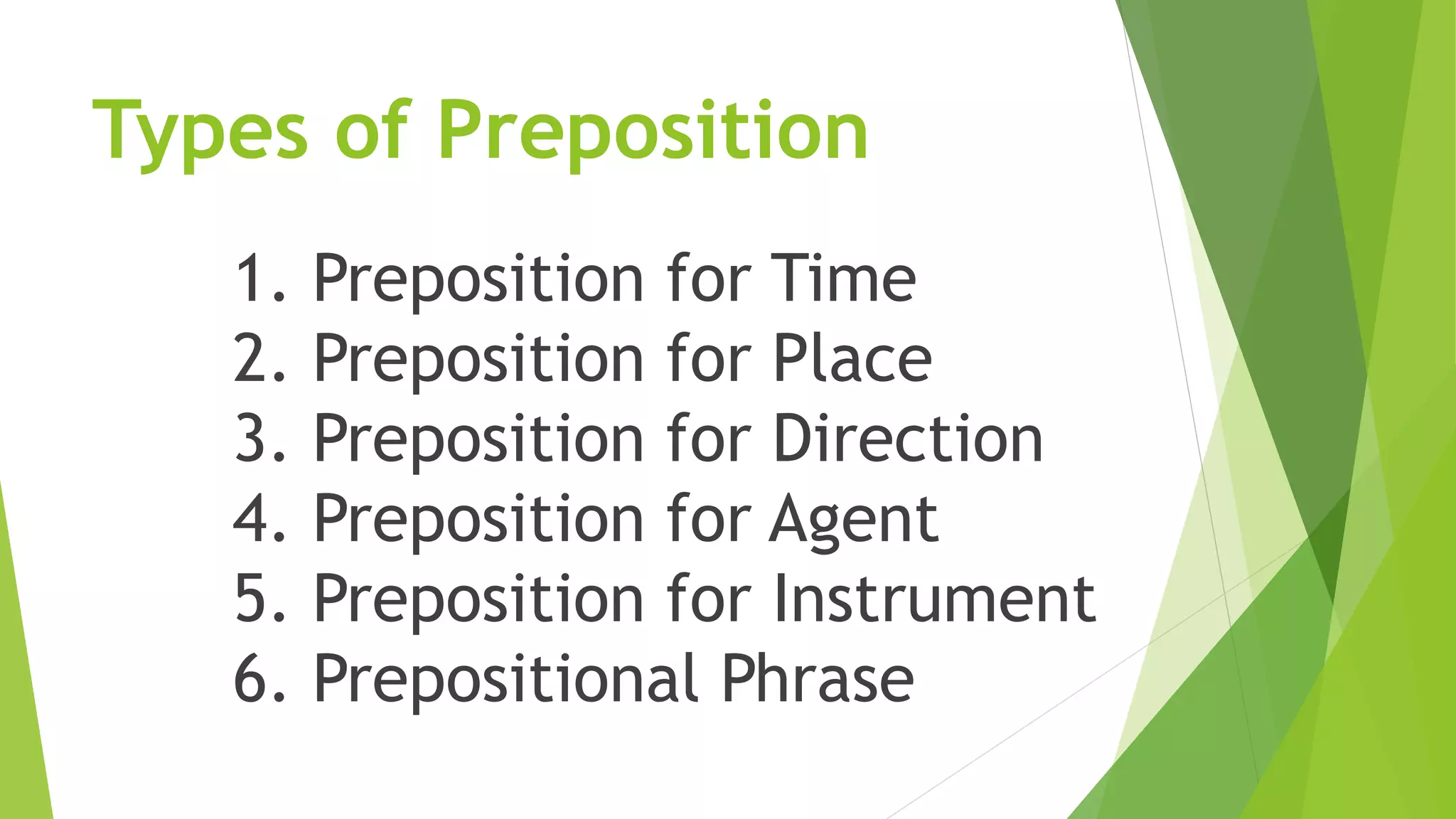 Prepositions | PPTX