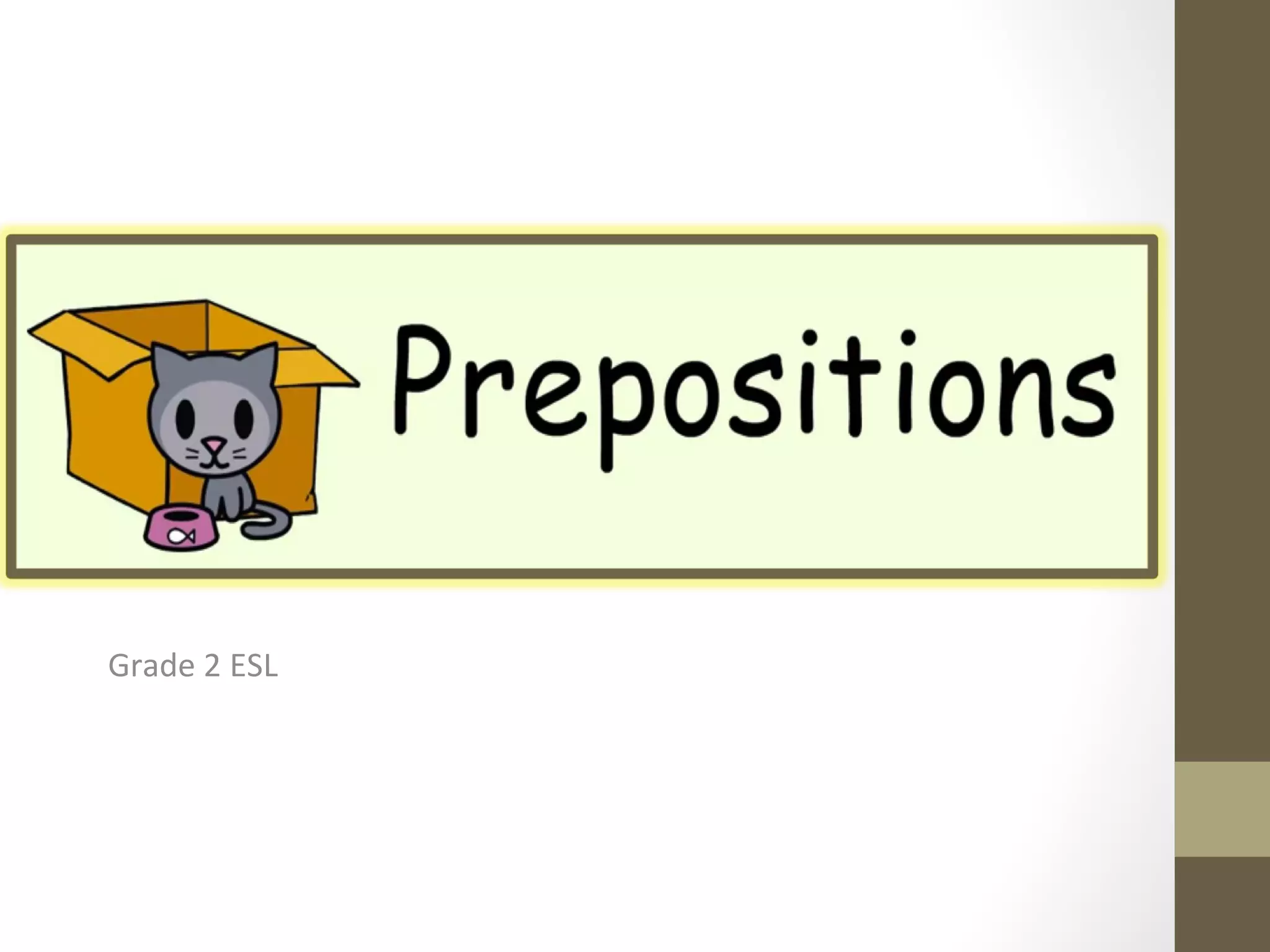 Prepositions | PPT