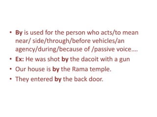 Prepositions | PPTX