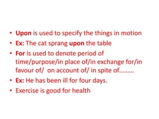 Prepositions | PPTX
