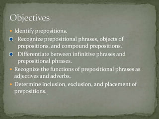 Prepositions by M Arsalan Siddiqui | PPTX | Resume Writing and Advice ...