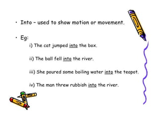 Part of Speech - Prepositions | PPT