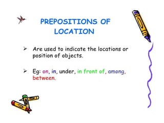 Part of Speech - Prepositions | PPTX