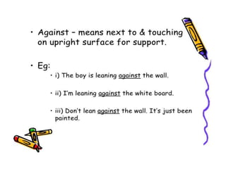 Part of Speech - Prepositions | PPTX