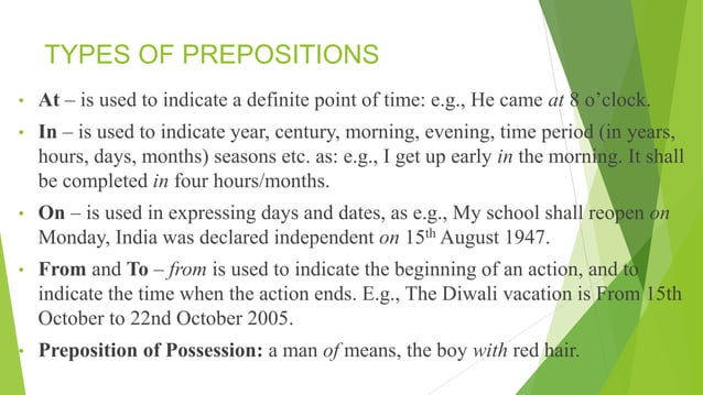 Prepositions | PPT