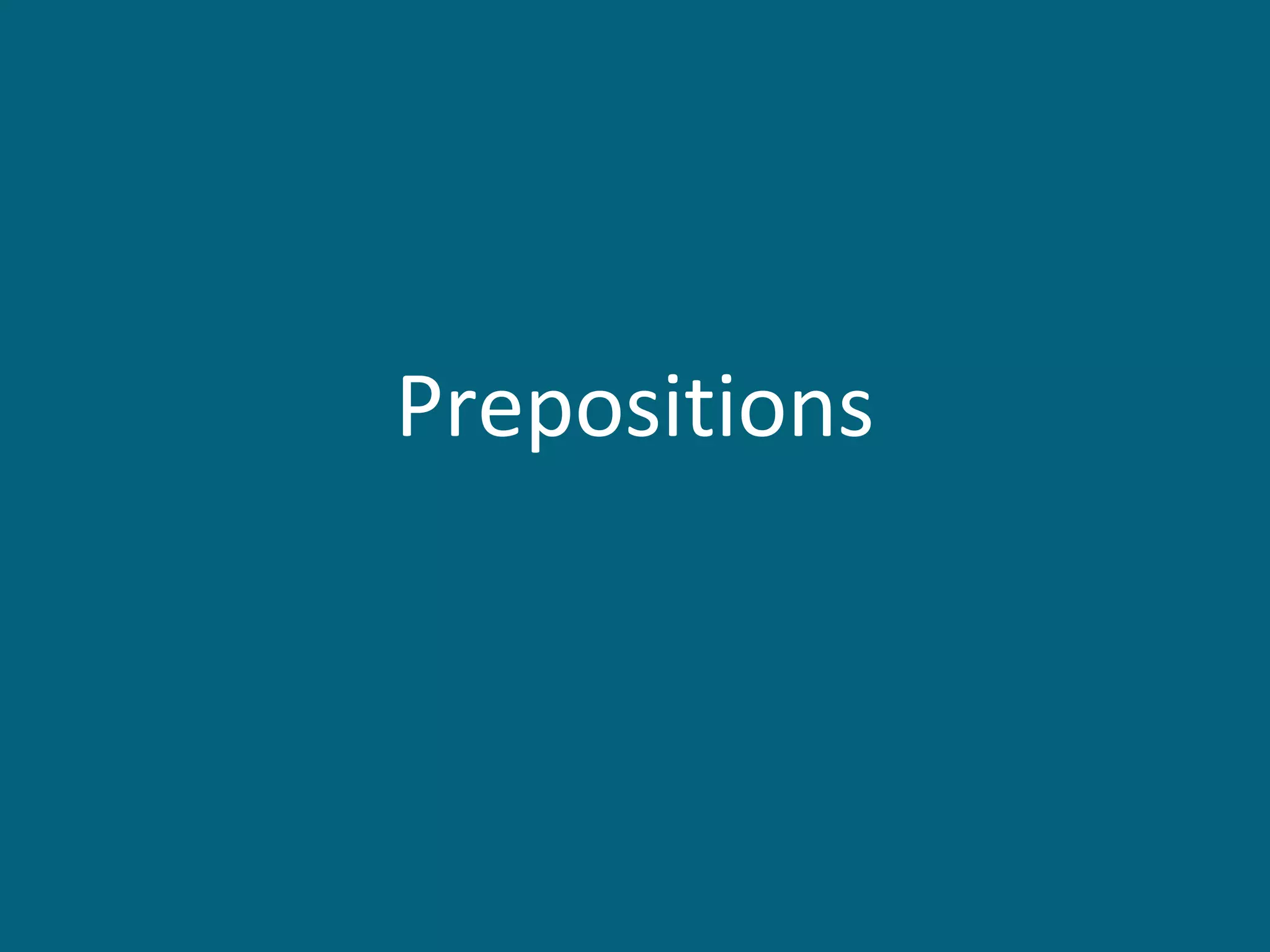 Prepositions (Legal Writing) | PPT | Law