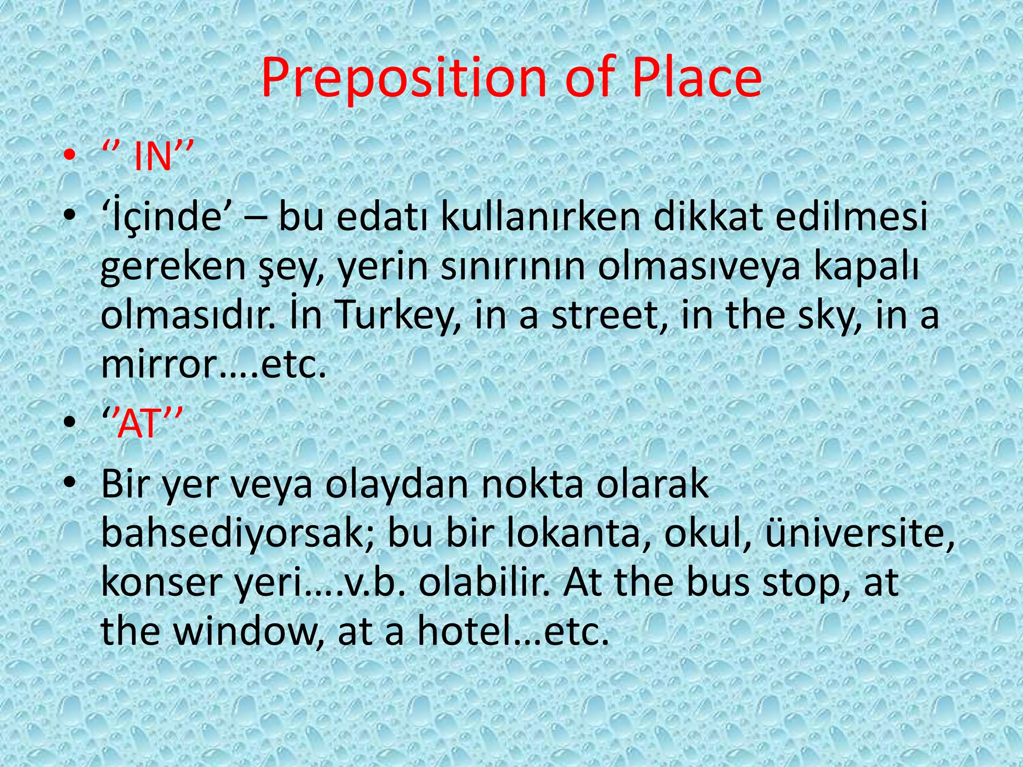 Prepositions | PPTX