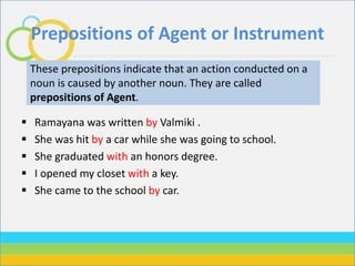 What are prepositions? | Kinds of Prepostions | PPTX