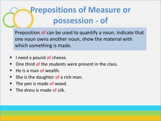 What are prepositions? | Kinds of Prepostions | PPTX
