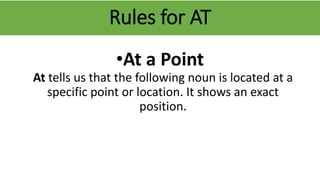Prepositions | PPTX