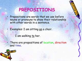 Prepositions | PPTX