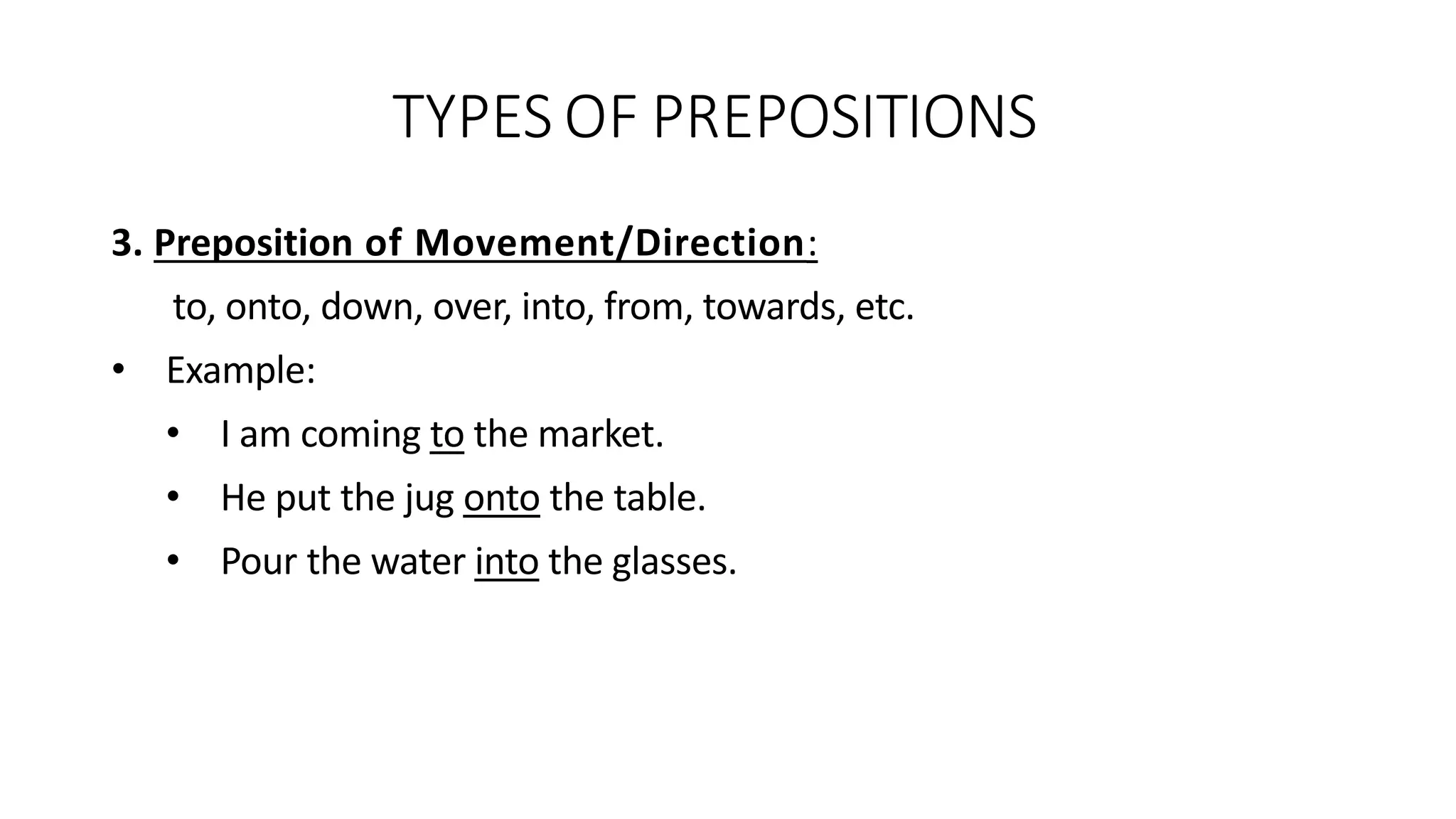 Prepositions of noun/pronoun and phrases in english grammer. | PPTX