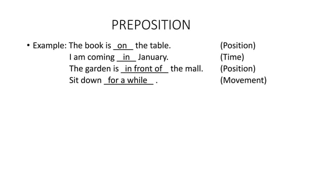 Prepositions of noun/pronoun and phrases in english grammer. | PPTX