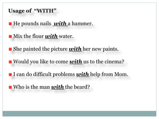 PREPOSITIONS A TOPIC OF GRAMMAR FOR STUDENTS | PPT