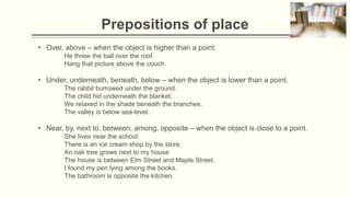 what are the Preposition and what is important of prepositions | PPT