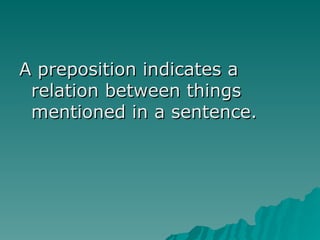 power point presentation about prepositions | PPT