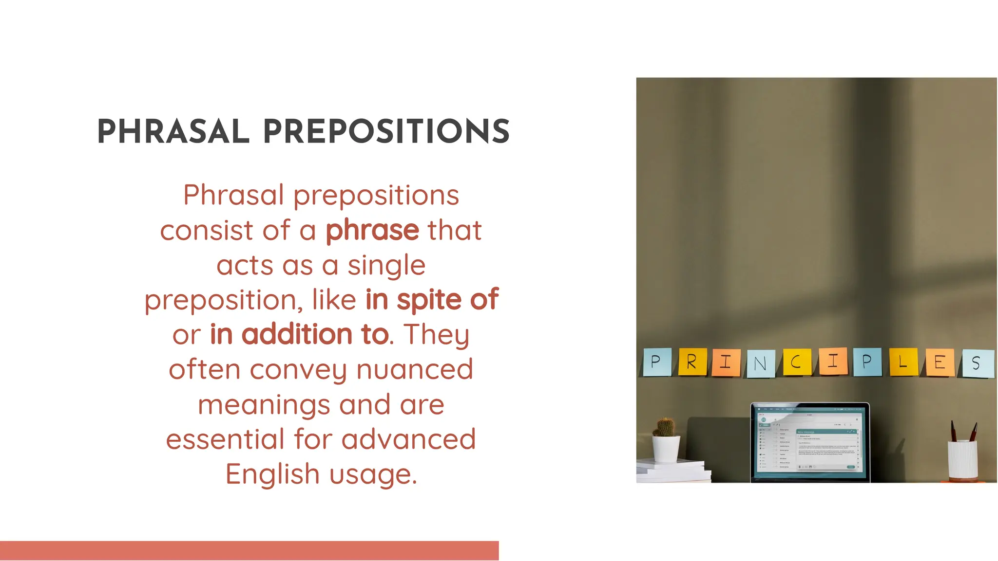 Prepositions- Types. English Grammar.... | PPT