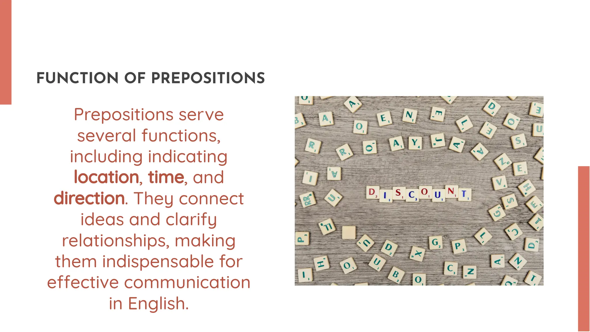 Prepositions- Types. English Grammar.... | PPT