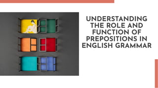 Prepositions- Types. English Grammar.... | PPT