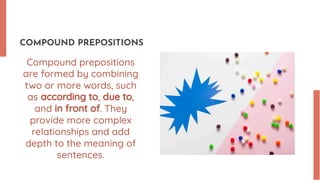 Prepositions- Types. English Grammar.... | PPT