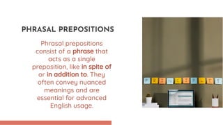 Prepositions- Types. English Grammar.... | PPT